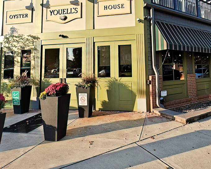 Three simple signs spell out decades of oyster house tradition in downtown Allentown's most unpretentious gem.