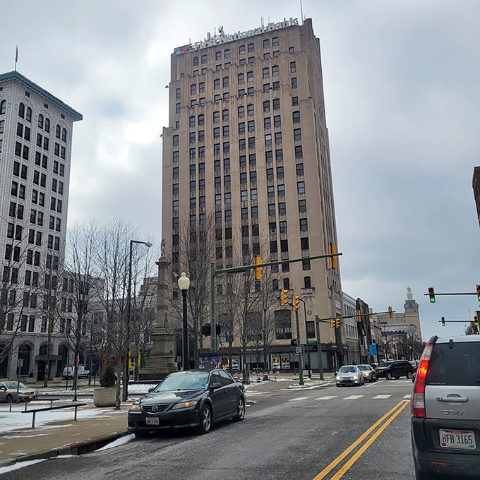 Youngstown's downtown displays classic architecture and tree-lined streets that whisper tales of Ohio's industrial golden age.