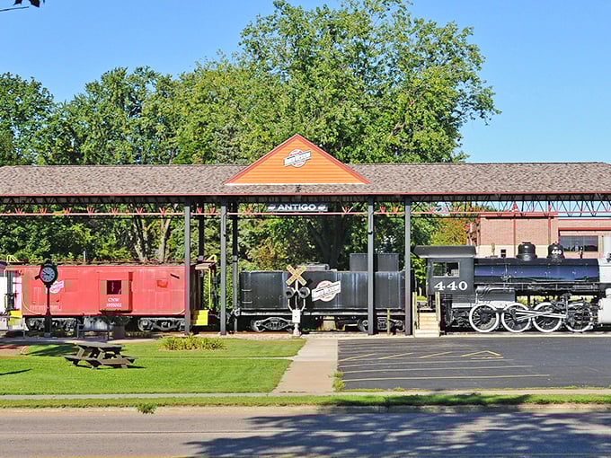 All aboard the nostalgia express - this charming railway display captures the romance of America's golden age of steam.