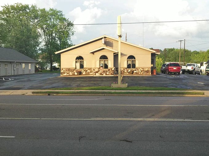 Small-town America is alive and well here, complete with sidewalks perfect for evening strolls.