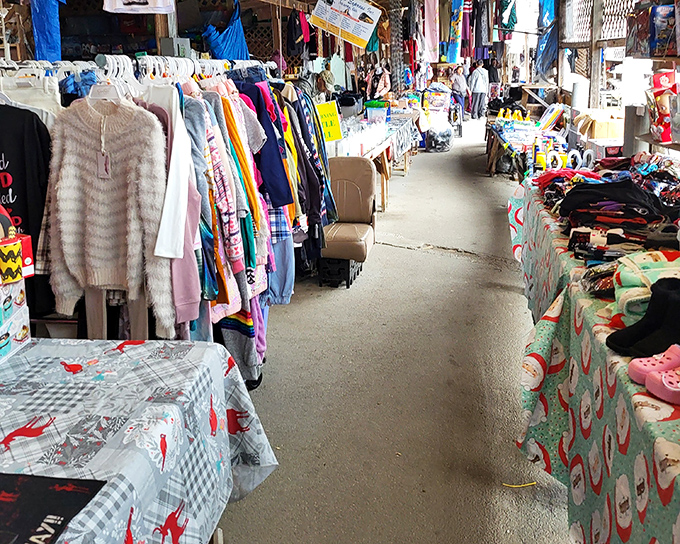 Like walking through your eccentric aunt's attic, if she collected everything from everywhere and organized it beautifully.