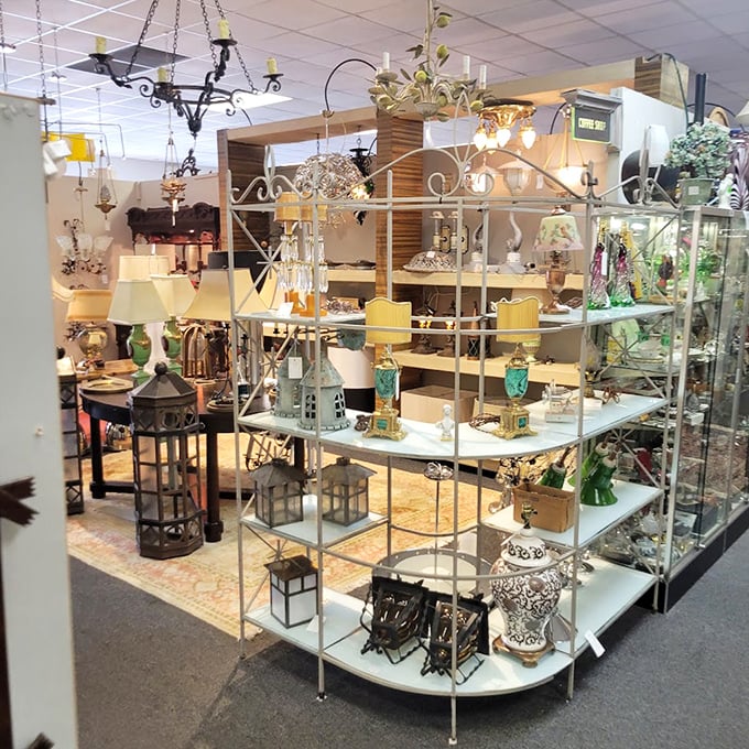 This indoor wonderland proves that flea market shopping can be both sophisticated and wallet-friendly, like Antiques Roadshow meets everyday prices.