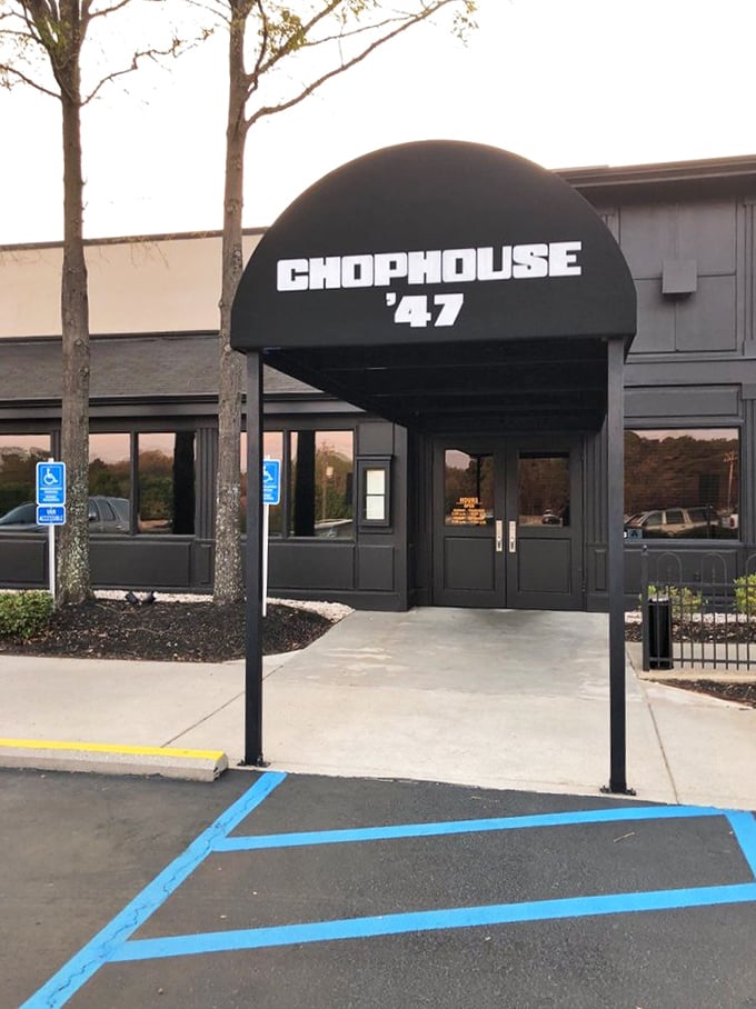 Modern elegance meets Southern hospitality at this inviting entrance where memorable dinners begin.