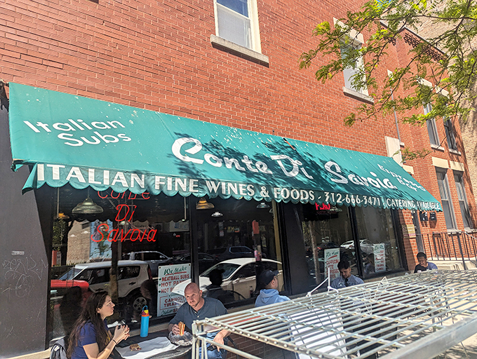 Under that green canopy lies sandwich nirvana &ndash; no passport to Italy needed.