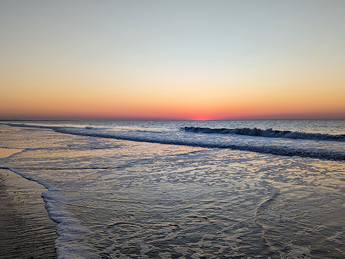 Sunset therapy! Edisto Beach delivers the kind of technicolor farewell to daylight that makes you forget every deadline you've ever stressed about.