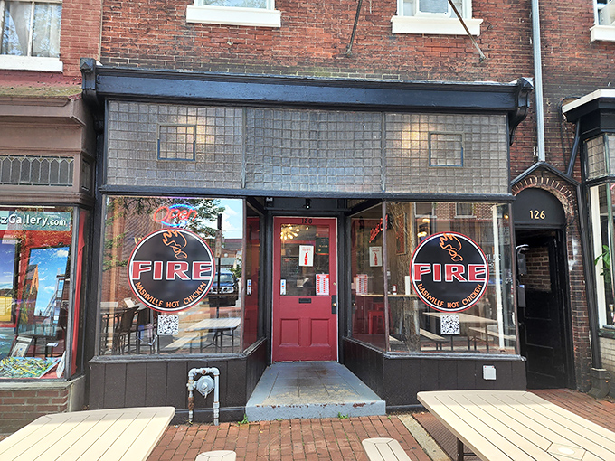 Behind this unassuming storefront lurks West Chester's spiciest secret. Their Nashville hot chicken doesn't just bring heat&mdash;it brings revelation.