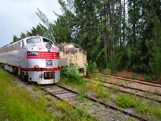 Where else can you climb aboard actual trains that shaped America's golden age of rail travel?