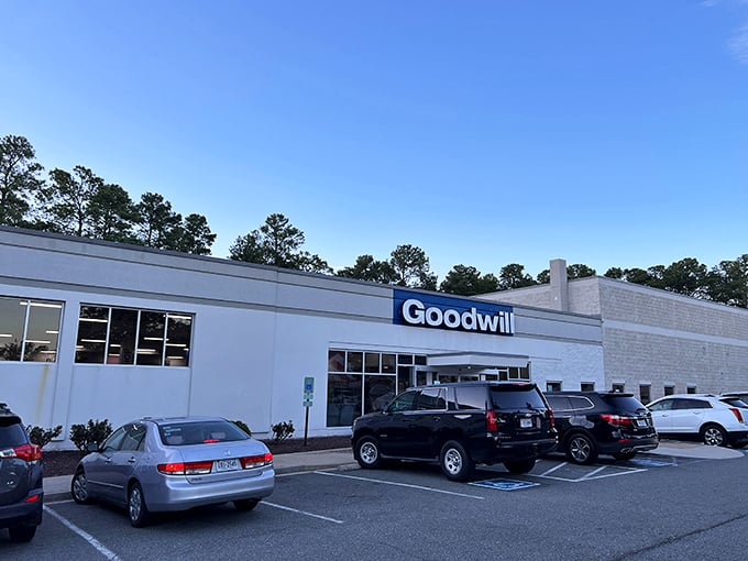 That parking lot tells the whole story - when this many cars gather, you know the deals inside are worth it.