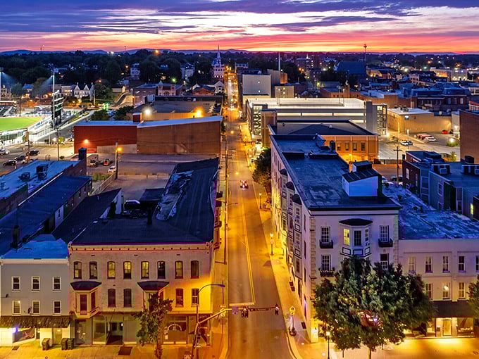 Historic Hagerstown's main drag proves that some streets age like fine wine, getting better with time.