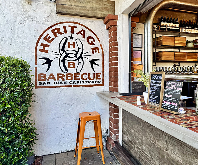 Heritage Barbecue's logo tells the whole story - tradition, craft, and smoky perfection all rolled into one.