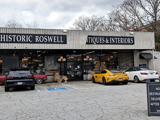 That weathered exterior hides countless stories and forgotten treasures waiting for their next chapter.