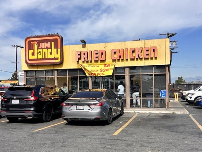 Nothing says "we've been perfecting this recipe for decades" quite like a vintage storefront with character.