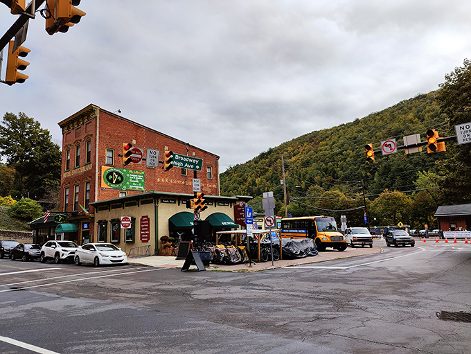 When coal money built a town, they sure knew how to make every corner look like architectural poetry.