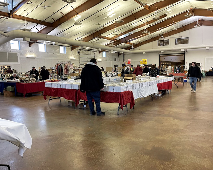 Under bright lights and high ceilings, hundreds of vendors create a wonderland of forgotten American treasures.