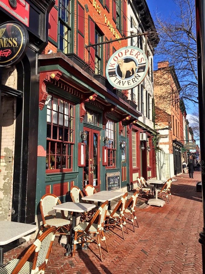Those bistro chairs practically beg you to sit, stay, and savor every bite slowly.