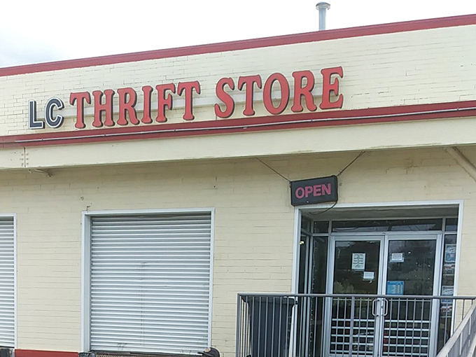 Sometimes the best finds hide behind modest storefronts - LC Thrift Store proves less flash means more cash saved. 