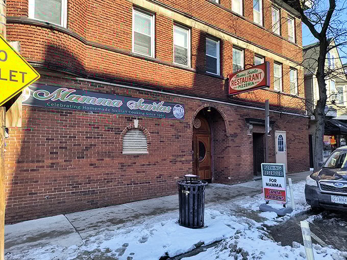 The kind of corner spot where three generations argue about politics over plates of pasta that somehow make everyone agree.