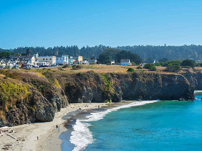 Mendocino perches on dramatic cliffs like a Victorian postcard come to life.