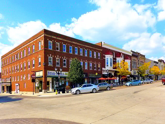 These brick facades have witnessed generations of stories, each one adding character to downtown.