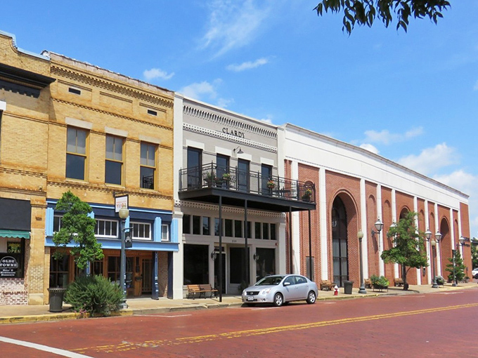 Brick buildings in Nacogdoches have witnessed centuries of Texas history. If these walls could talk, they'd probably drawl!