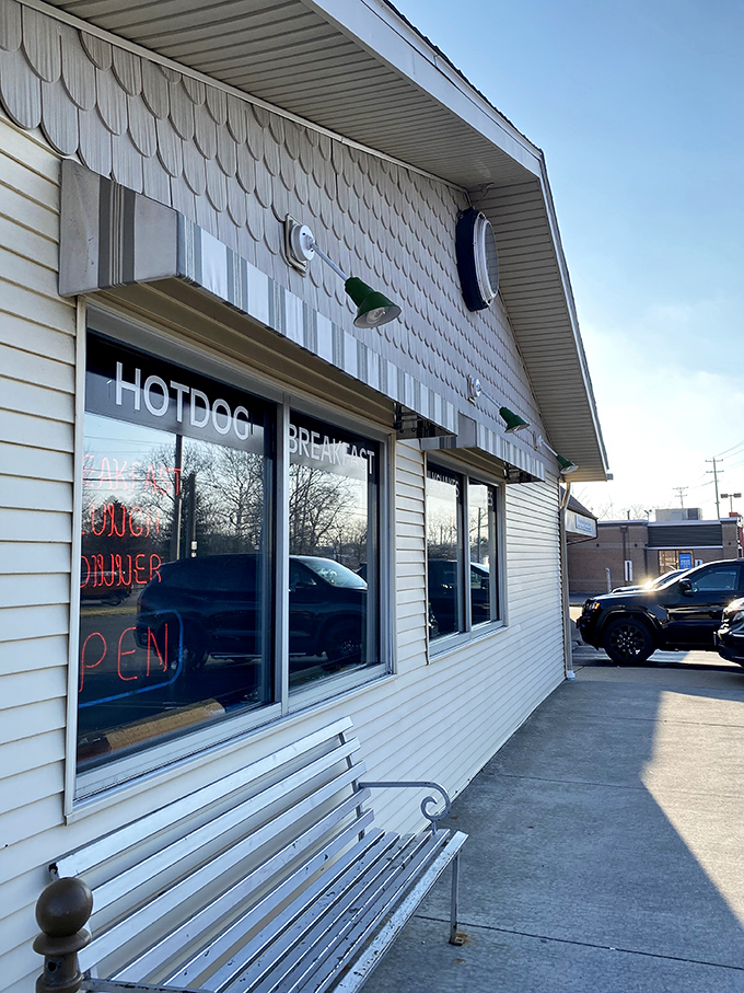 That bench outside Nutcracker Family Restaurant isn't for show&mdash;it's for the food coma recovery after you've tackled their legendary breakfast platters!