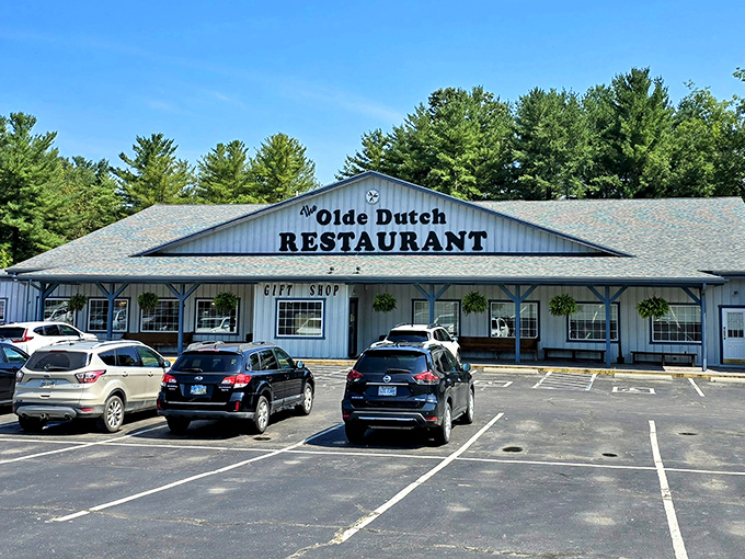 This charming facade whispers stories of Sunday dinners and generations gathering around good food.