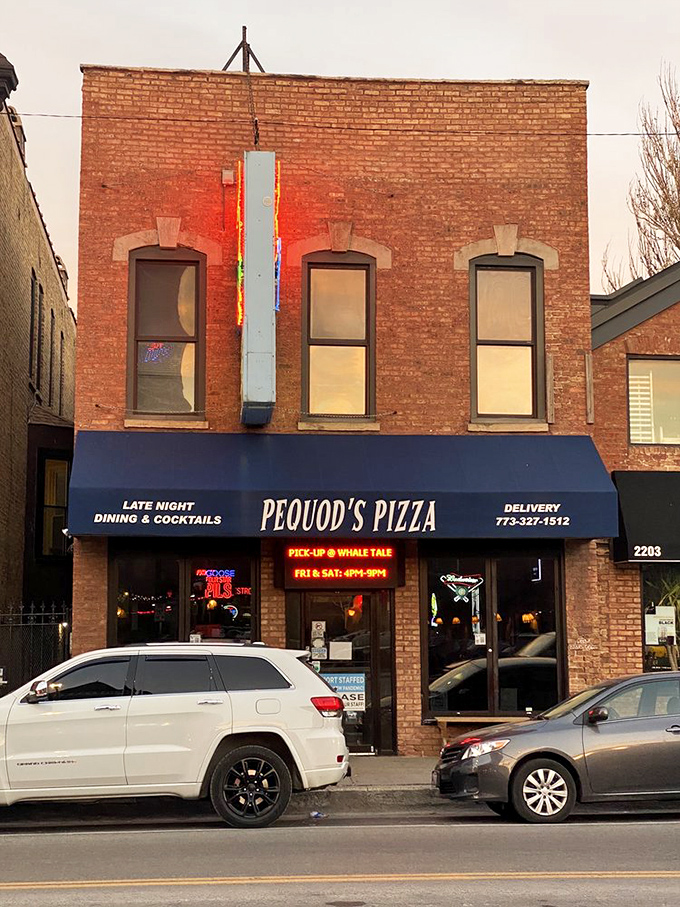 Sometimes the best pizza hides behind the most unassuming storefronts in the city.