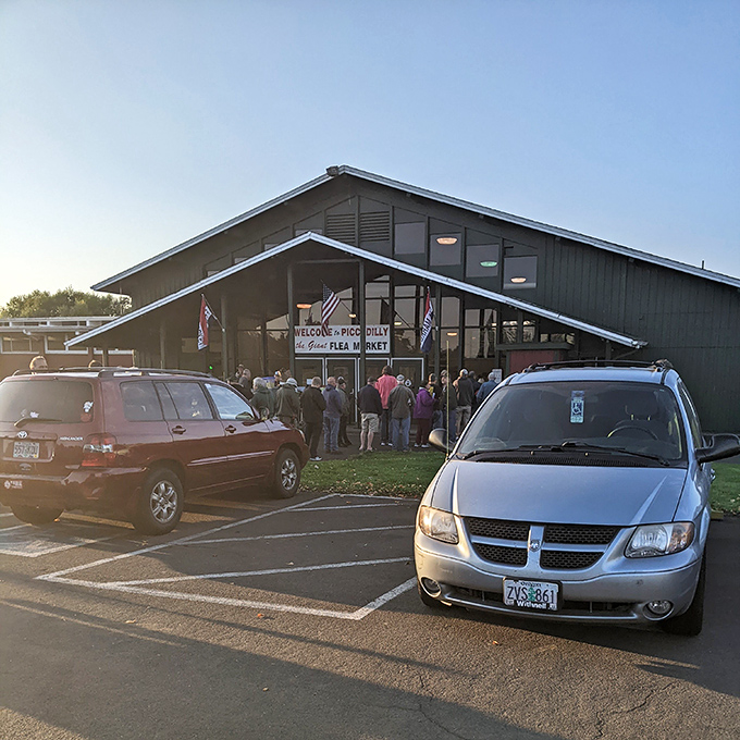 Early birds gather at Picc-A-Dilly Flea Market, ready to uncover treasures before they disappear. The thrill of the hunt starts here!