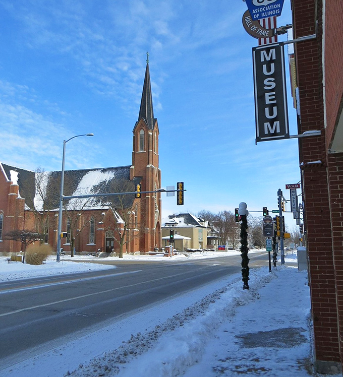 This colorful courthouse looks like it belongs on a postcard, while local restaurant prices seem plucked from a bygone era.