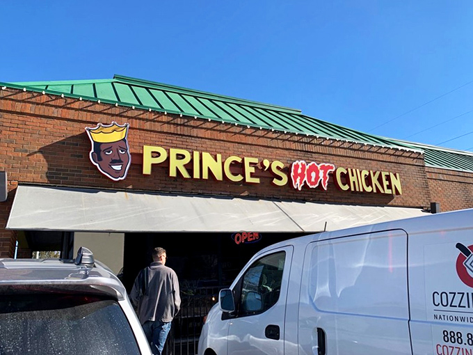 This unassuming storefront holds the keys to the kingdom of authentic Nashville heat and heavenly chicken bliss.