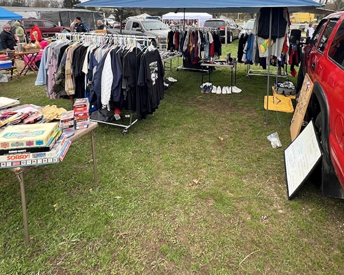Clothing racks stretch forever at Reits, where your next favorite outfit costs less than a fancy coffee.