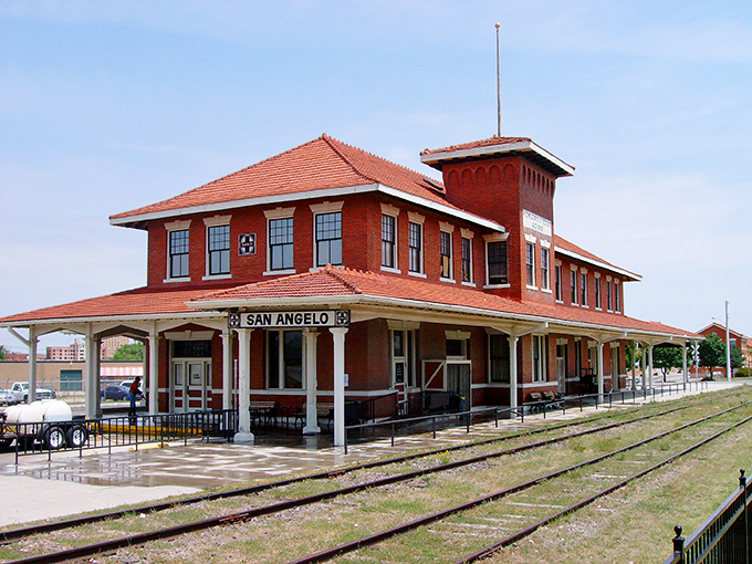 The historic Santa Fe depot stands proud, reminding us when train travel meant adventure, not just airport security lines.
