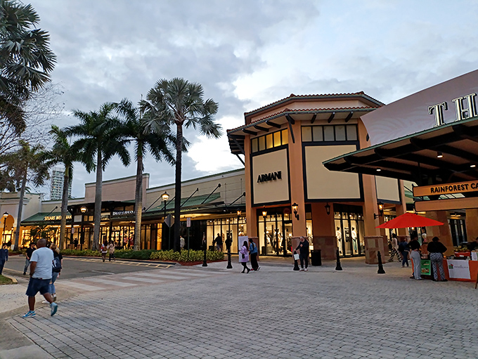 This outdoor shopping paradise makes mall walking look like an Olympic sport worth training for.