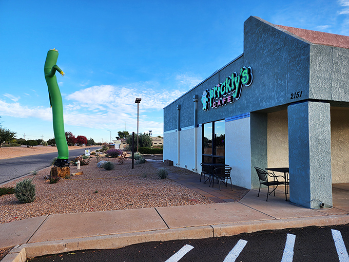 Sierra Vista: Where even the inflatable tube man seems to wave at a relaxed pace. Small businesses with big personality line these sunny streets.