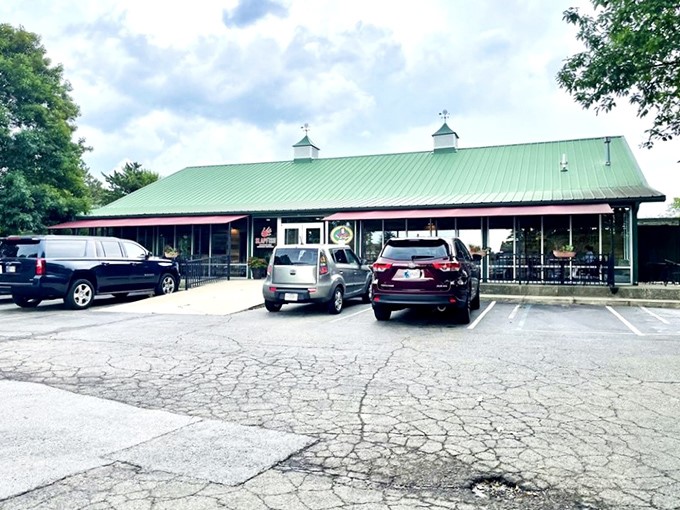 This unassuming green-roofed building houses some of the freshest seafood creations this side of the Mississippi.
