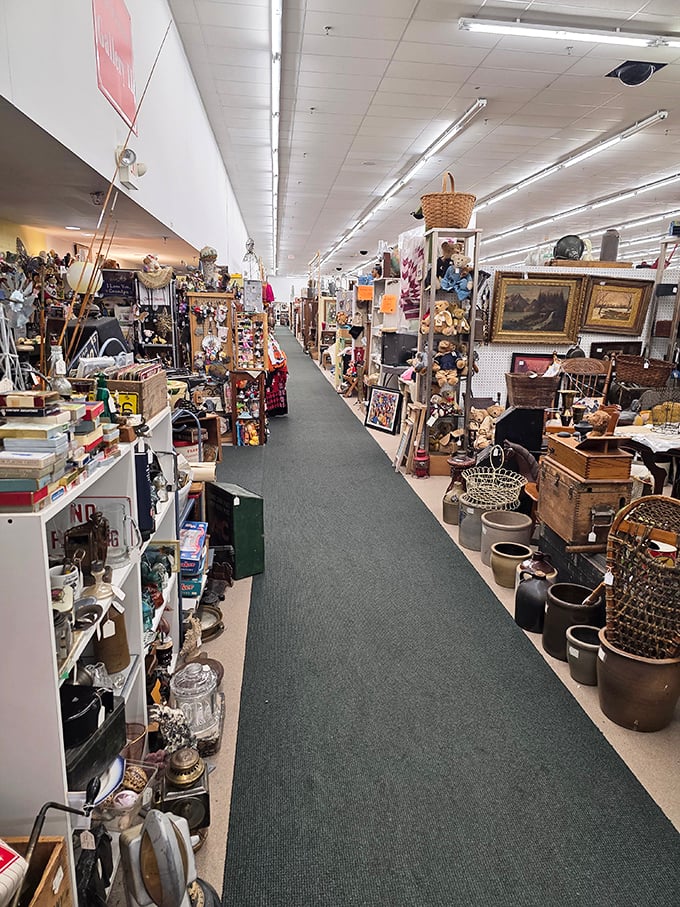 This is what antique heaven looks like: organized chaos where every corner promises another delightful discovery.