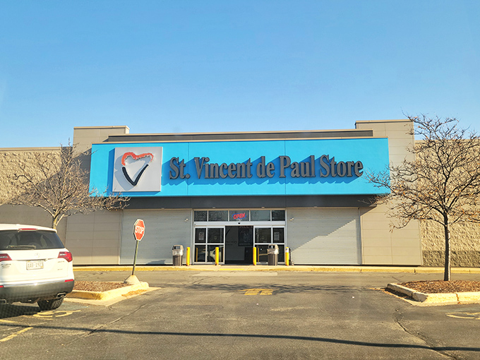 The warehouse-style exterior promises endless aisles of deals that'll make your wallet sing with joy.