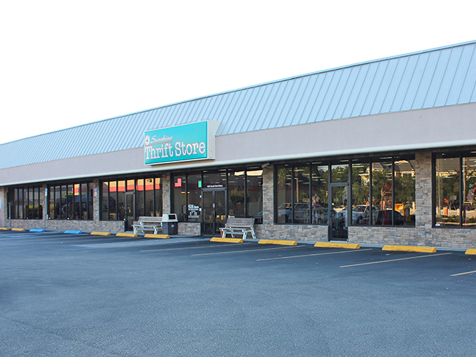 Modern storefront meets classic thrift store charm in this Tampa bargain hunting destination.