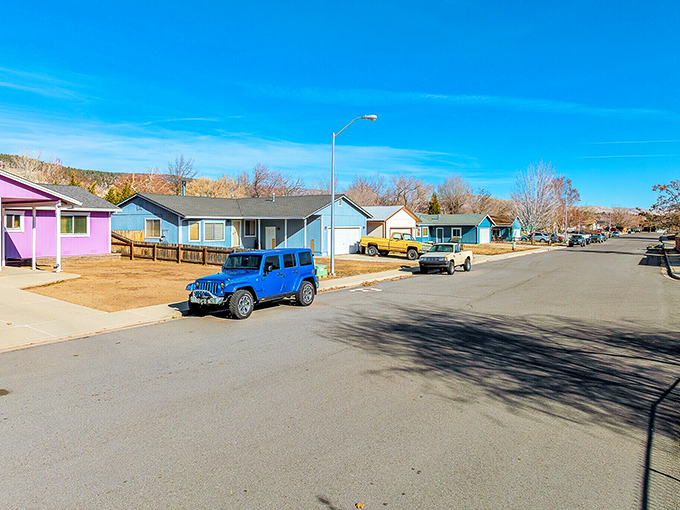 Susanville's main drag proves that authentic Western charm never goes out of style completely.