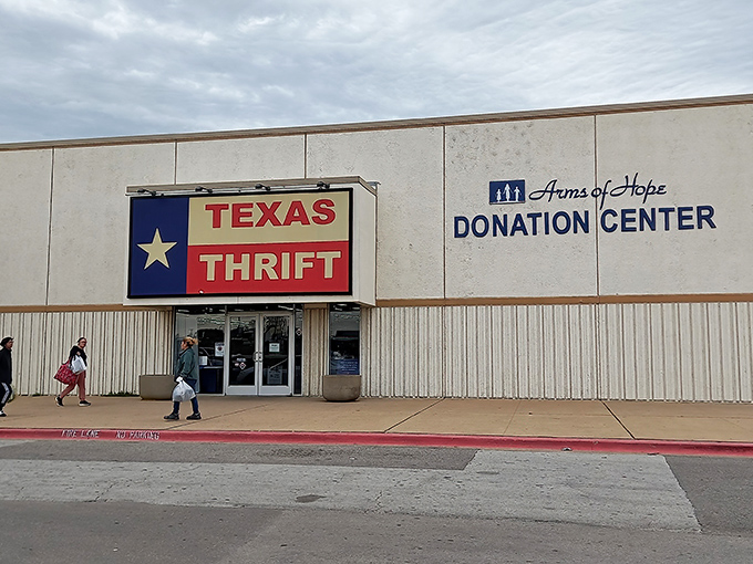 This massive warehouse doesn't mess around &ndash; it's like the aircraft carrier of thrift store adventures.