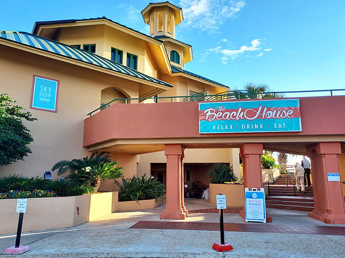 Modern beachside sophistication where the Gulf views are just as impressive as the culinary artistry inside.