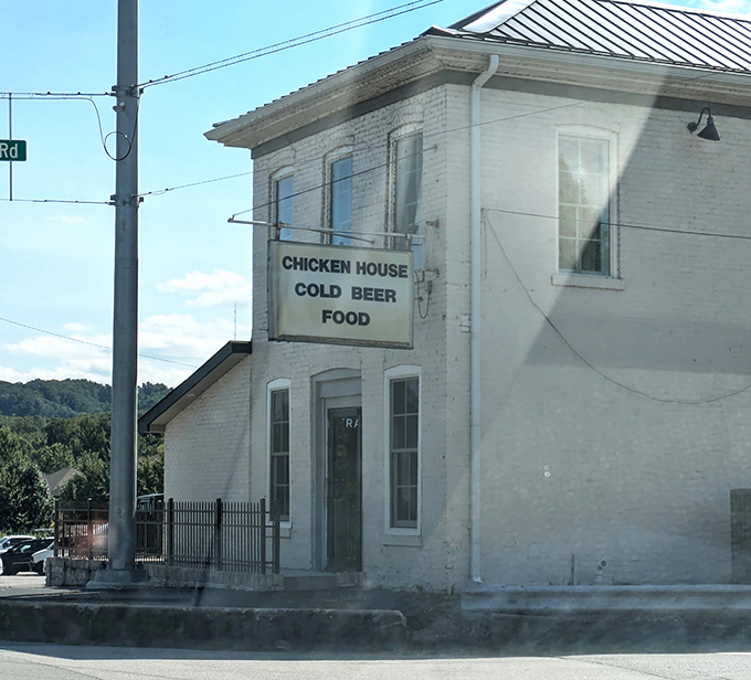 This unassuming white building is the chicken equivalent of Clark Kent - ordinary on the outside, superhero on the inside.