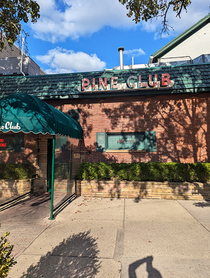 That vintage neon glow has been calling steak lovers home for decades - some traditions never fade.