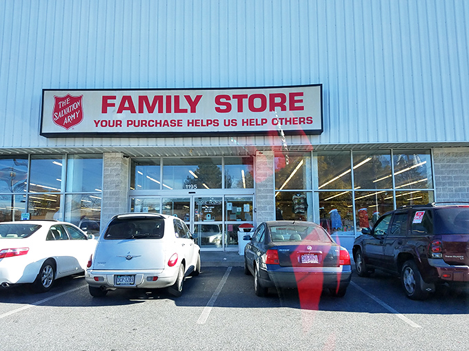 Clean, organized aisles make thrift shopping feel less like treasure hunting and more like smart retail therapy.