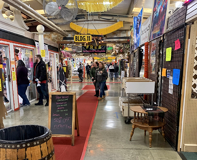 The red carpet treatment at Traders World &ndash; where every aisle promises new discoveries and vintage surprises.