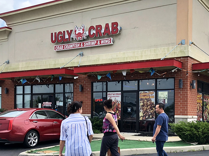 That confident red crab logo suggests these folks know exactly what they're doing with shellfish magic.