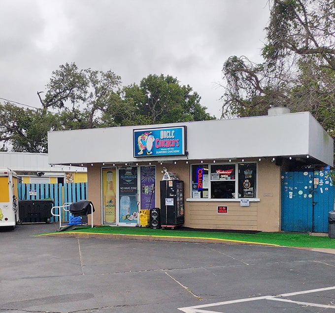 When a place looks this cheerfully quirky, you know the owners put personality into every crispy bite.