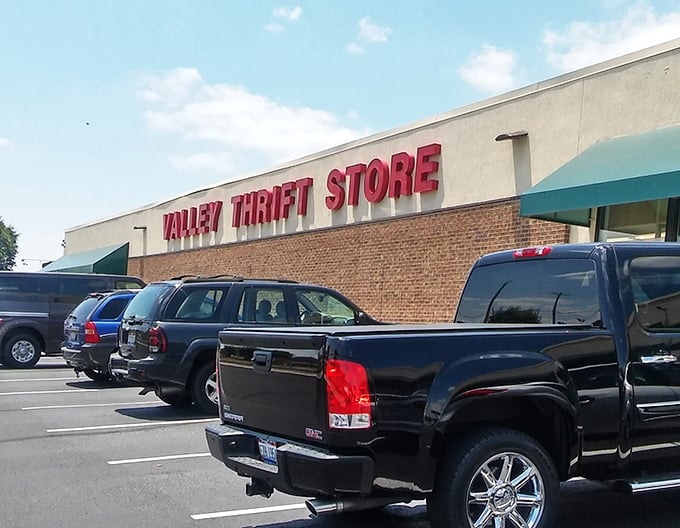 The brick and metal facade might look ordinary, but inside lies extraordinary finds waiting patiently.