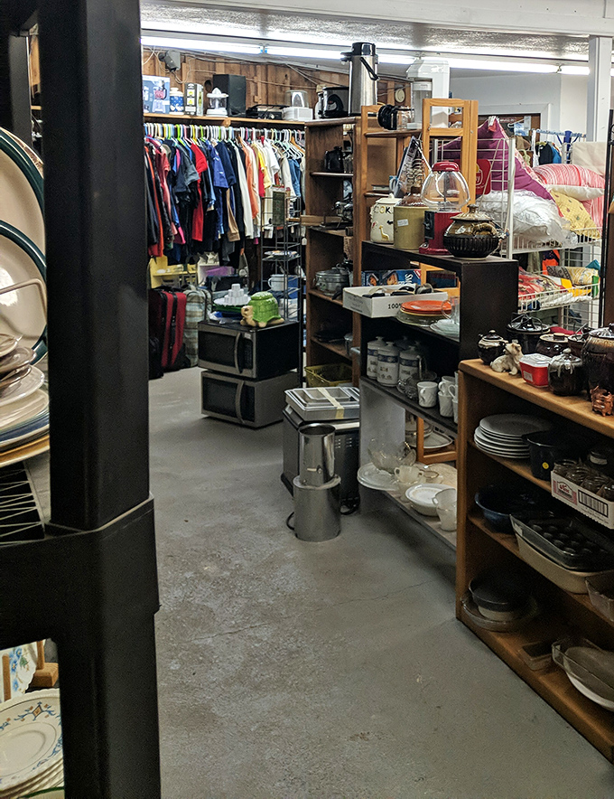 LEGO sets meet vintage fashion at Waldport's indoor market &ndash; proof that one person's castoffs become another's treasures.