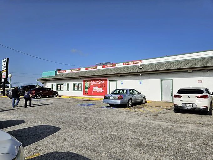 The full parking lot speaks louder than any Yelp review ever could about this place.